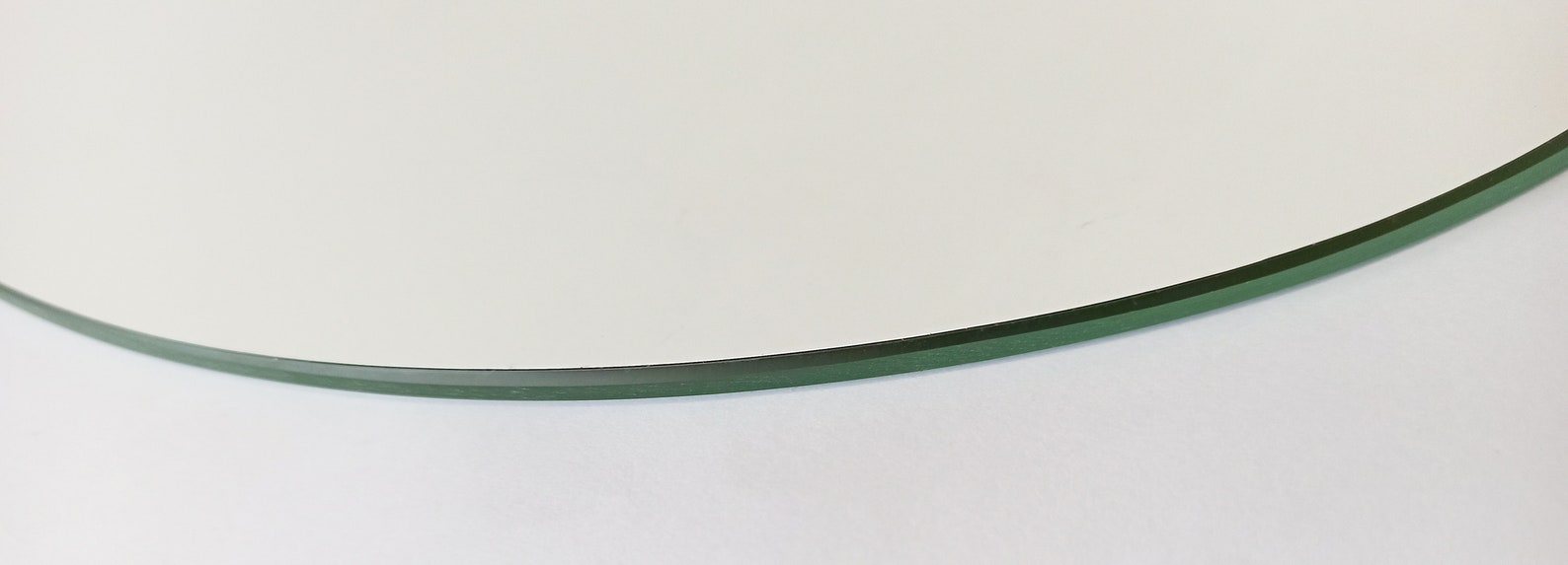 Oval glass mirror Ellipse wall mirror Mirror with oval shape. | Etsy