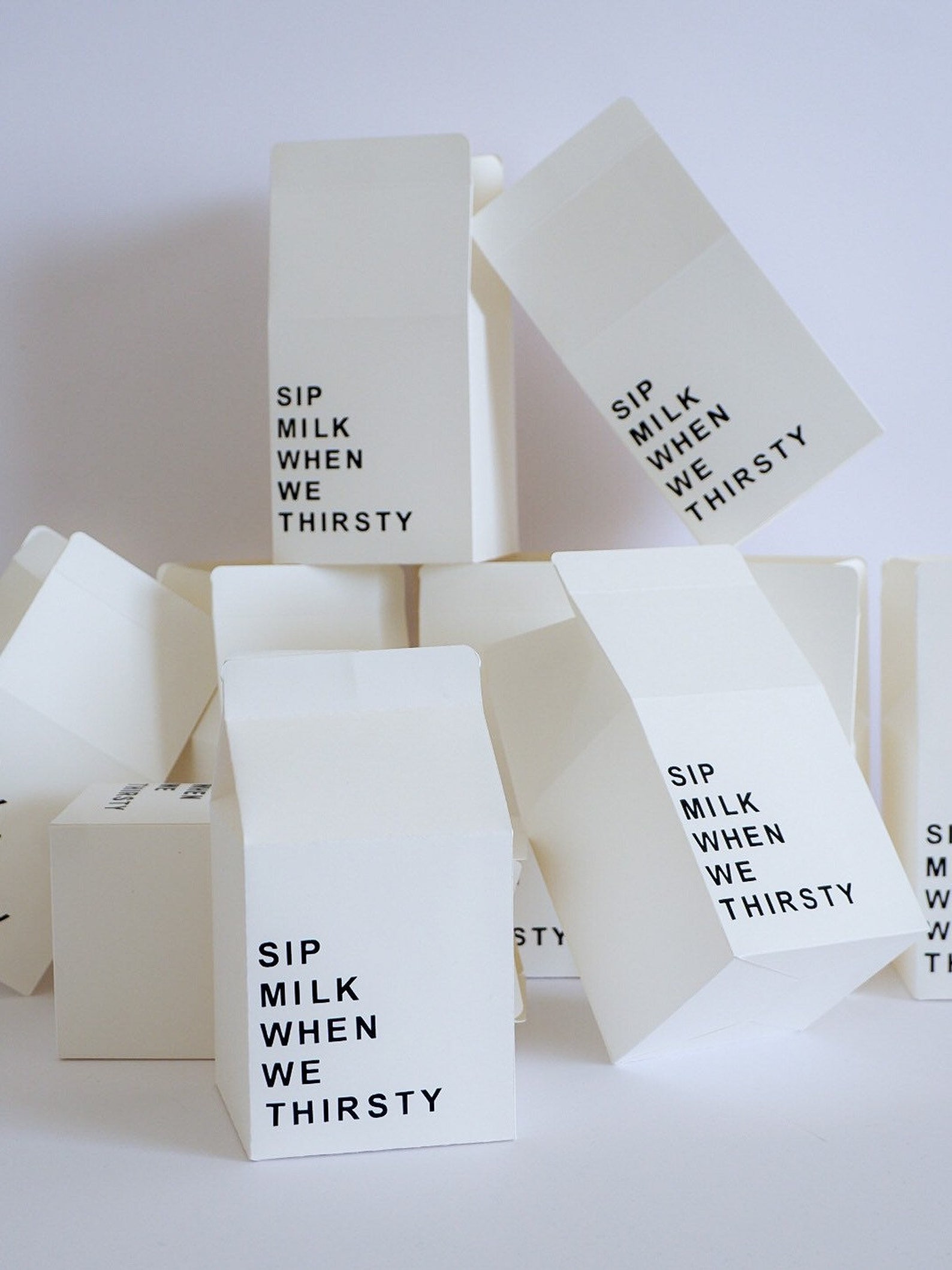 Custom Milk Box Favor Boxes - Etsy