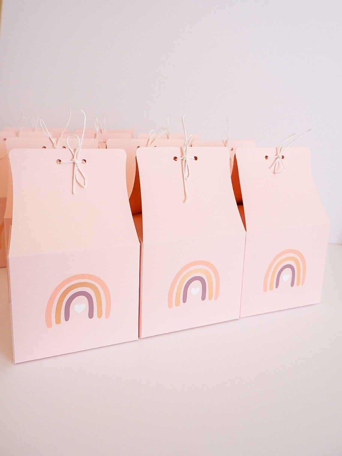 Boho Rainbow Favor Box Boho Party Favor - Etsy