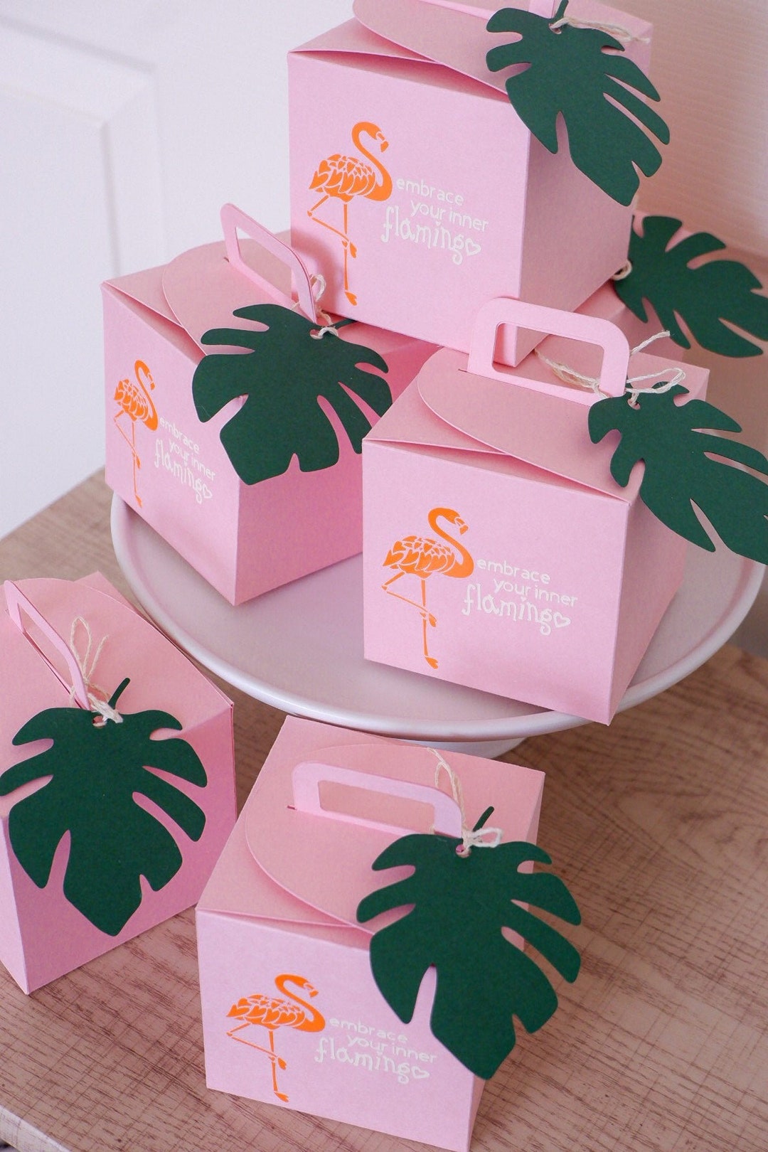 Flamingo Tropical Boxes - Etsy