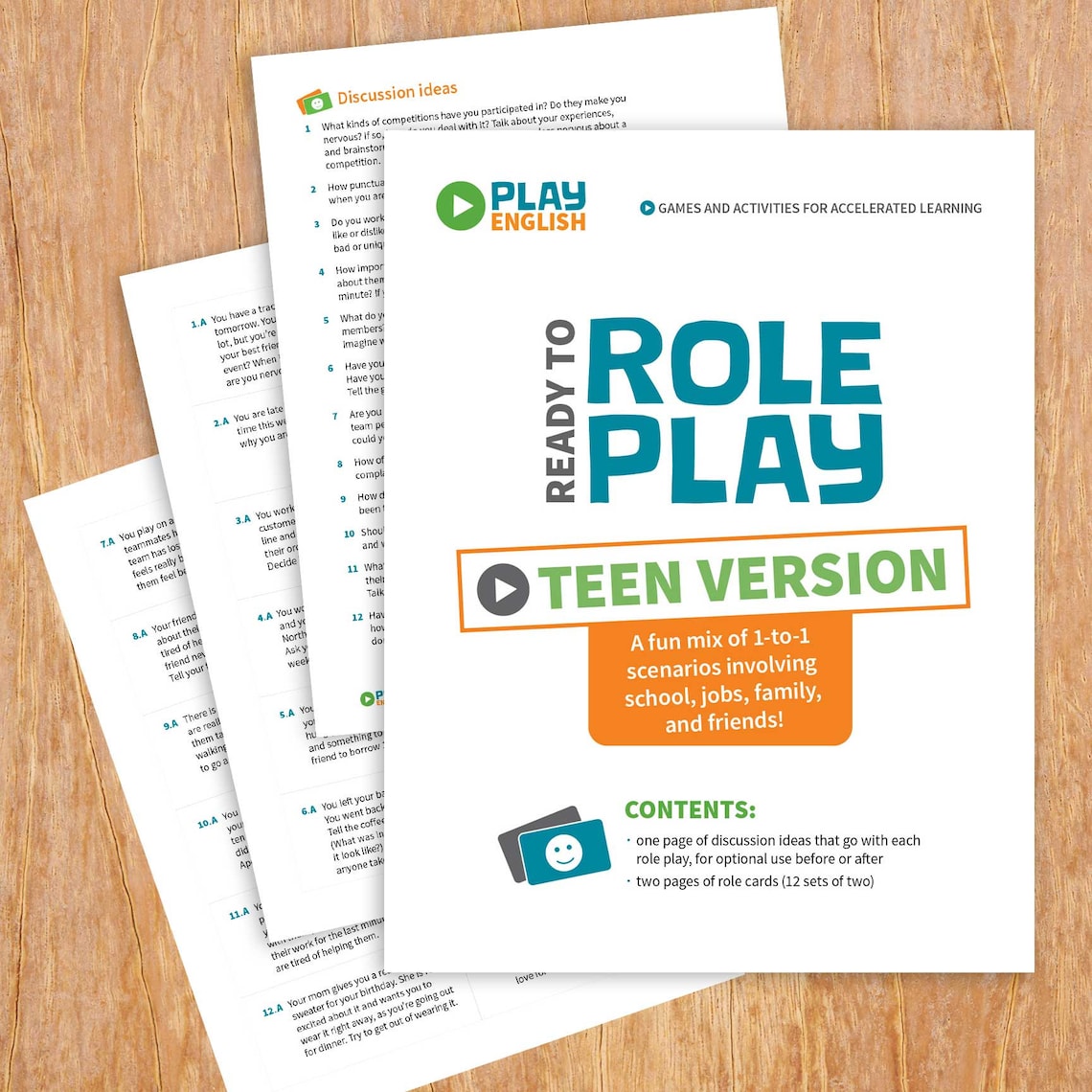 Teen Role Play Cards, Printable Role Play Activity, Discussion Ideas - Etsy