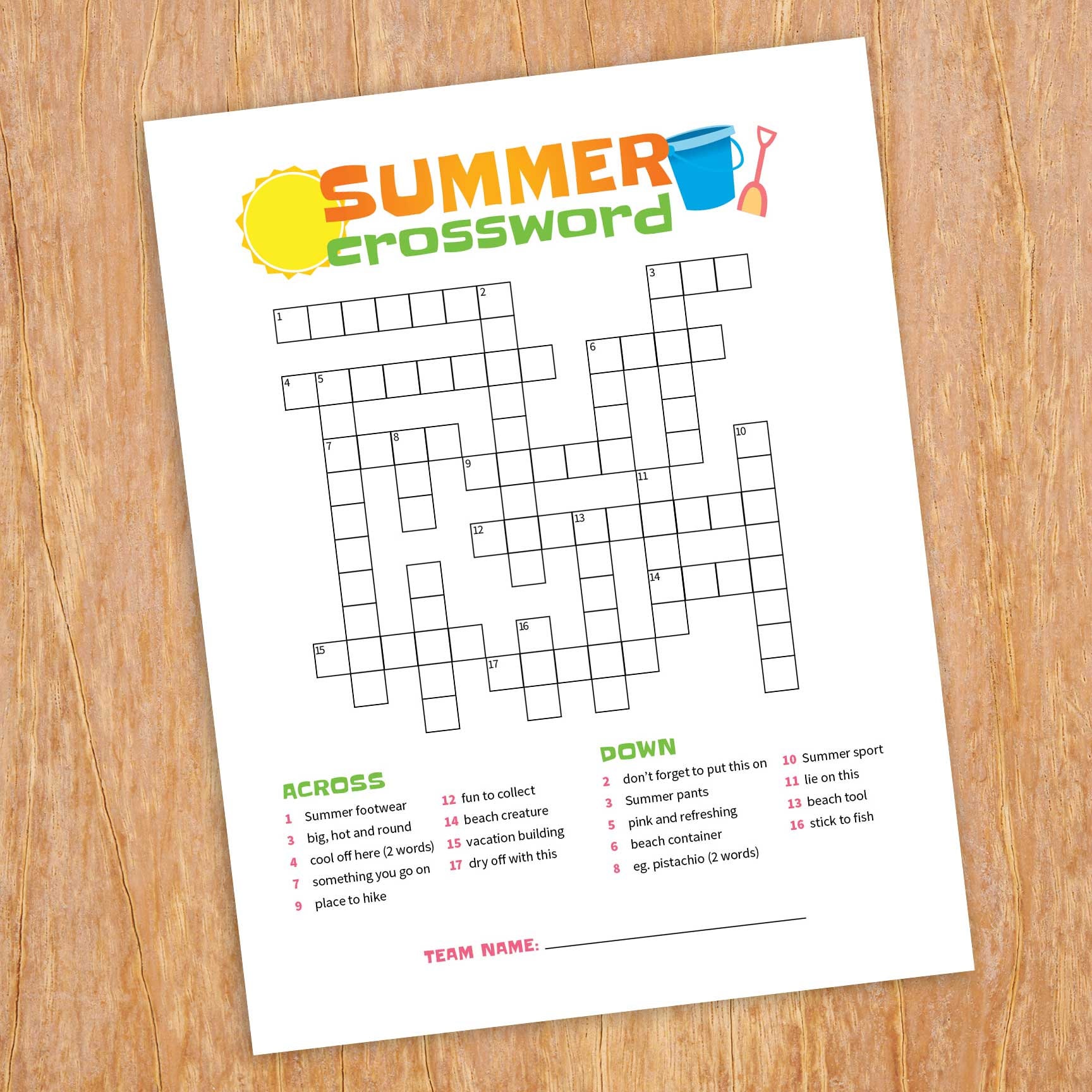Summer Games Bundle, Printable Summer Activities - Etsy