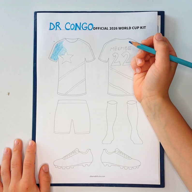 2026 World Cup Soccer Activity Pack | Jersey Design & Team Spotlight ...