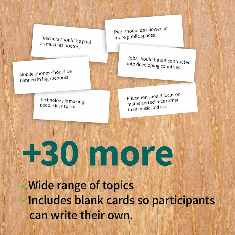 Debate Activity ESL, Printable Debate Phrases and Flashcards - Etsy