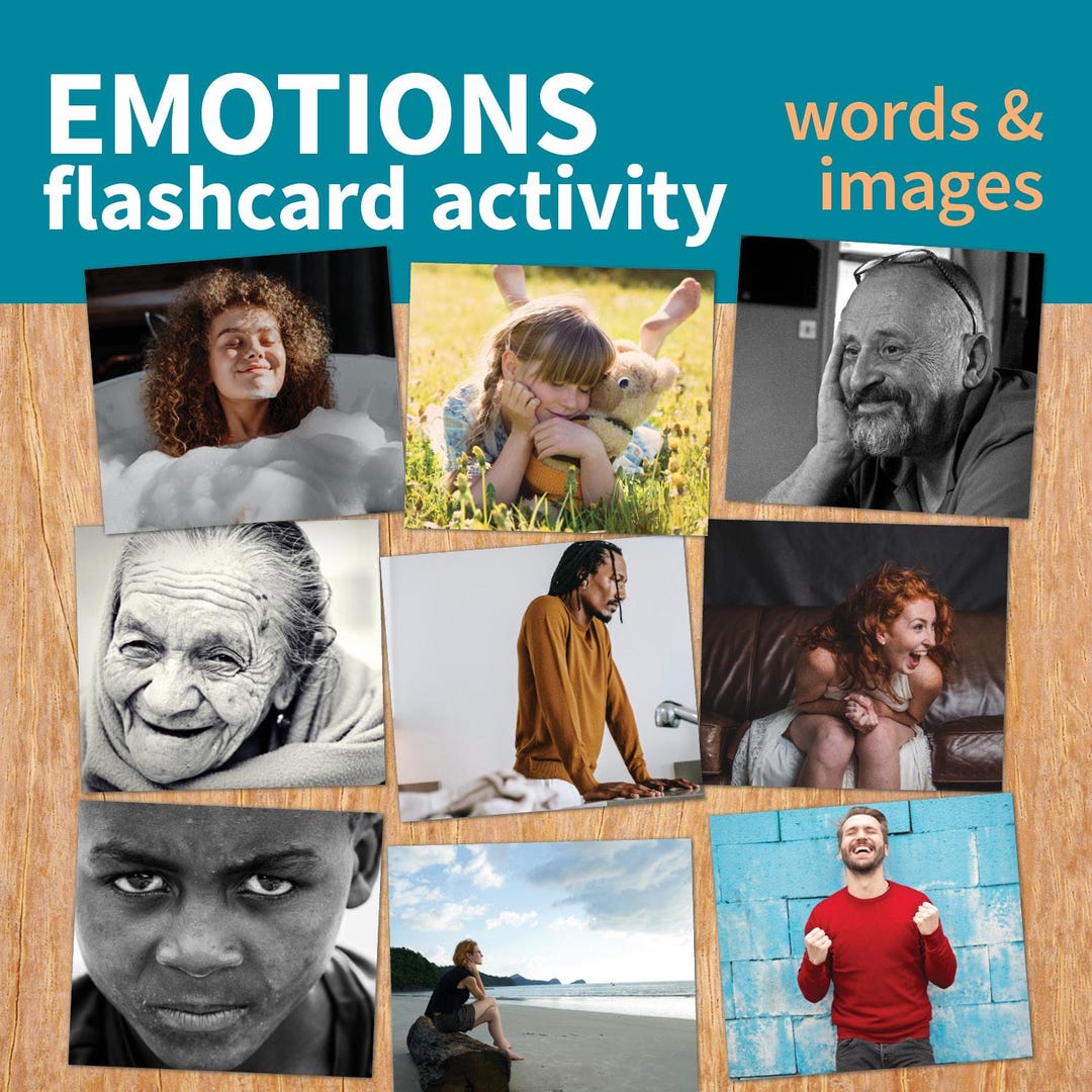 Emotions Card Game, Printable Mindfulness Activity - Etsy