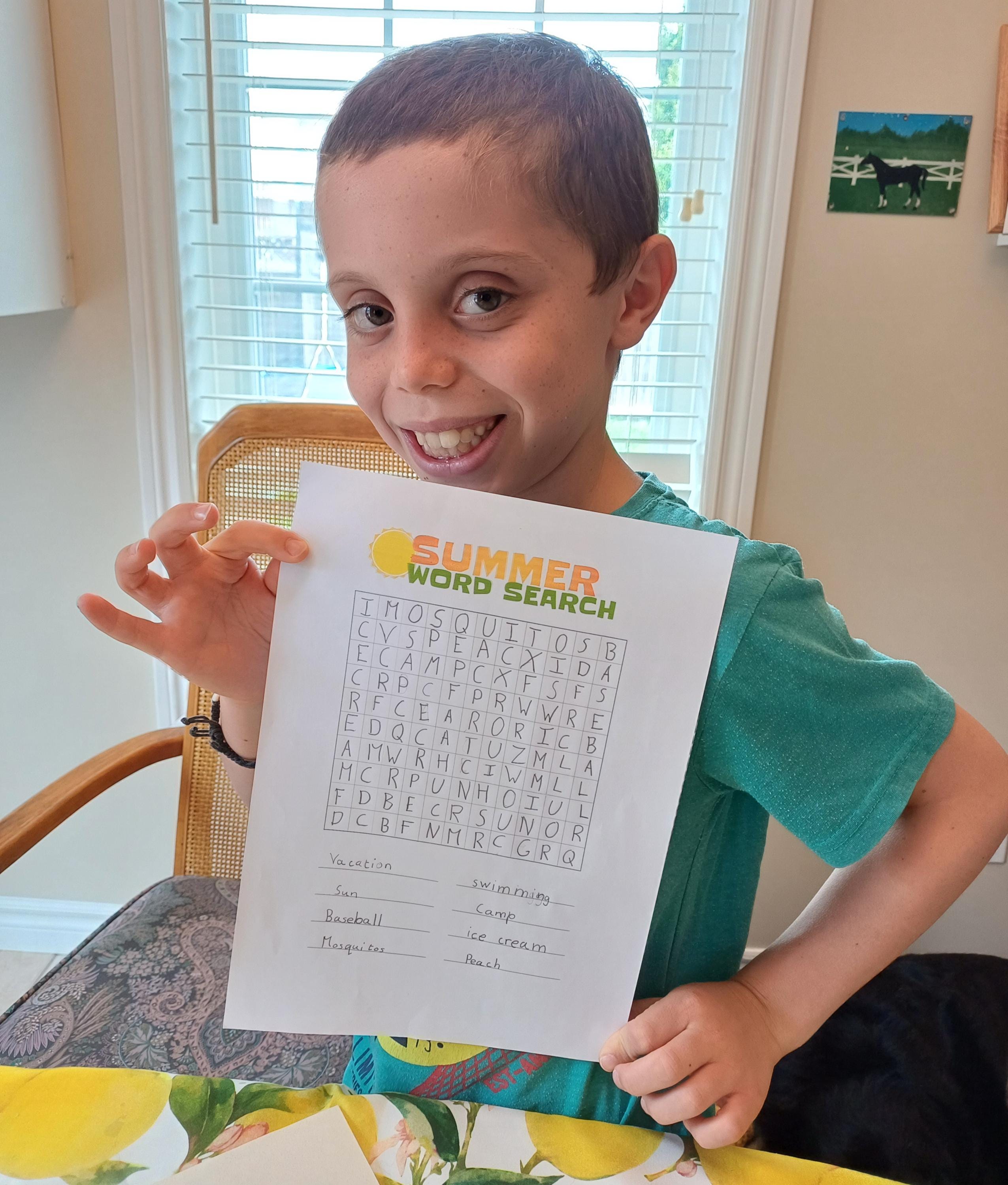 Make Your Own Word Search, Creative Kids Summer Printable Activity - Etsy