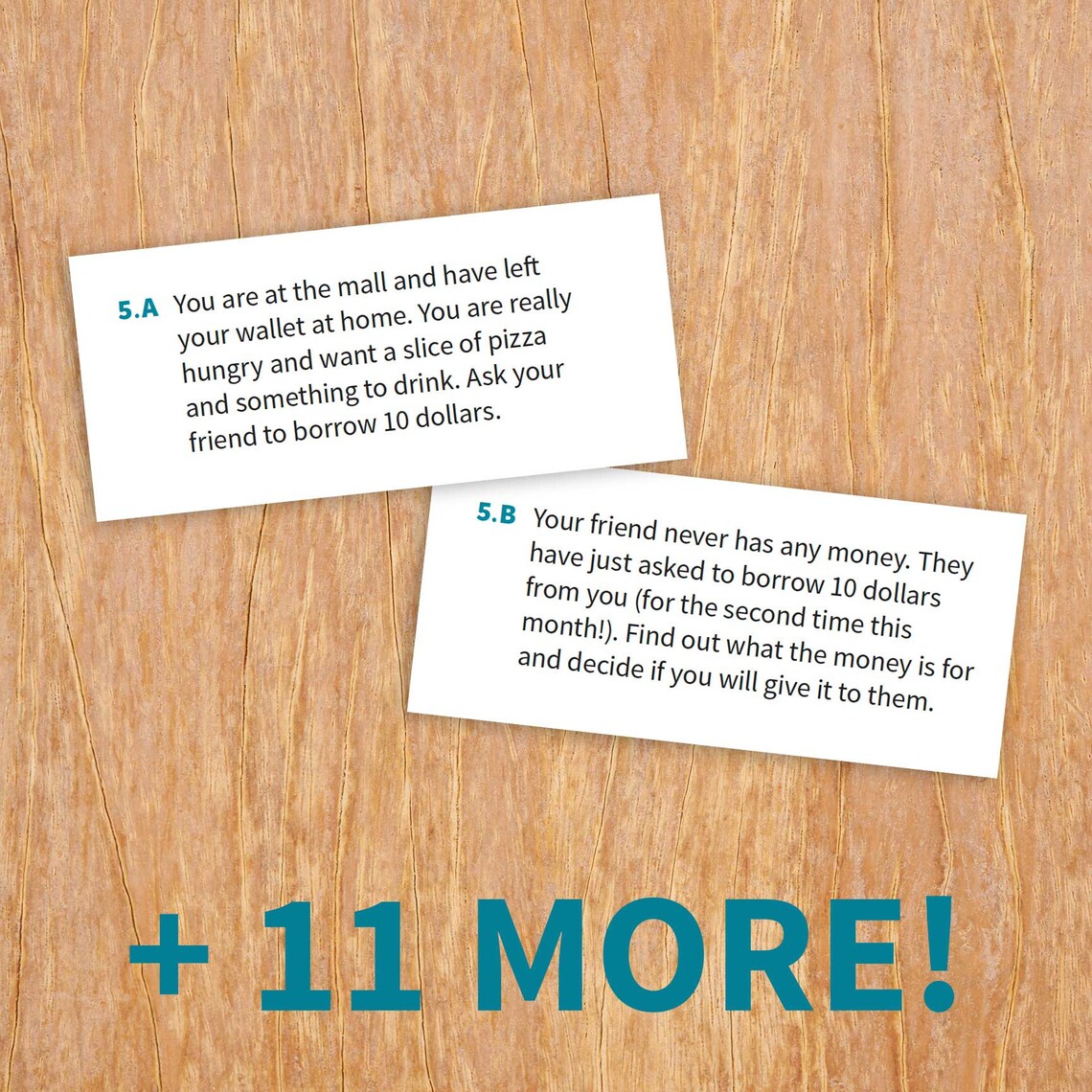 Teen Role Play Cards, Printable Role Play Activity, Discussion Ideas - Etsy