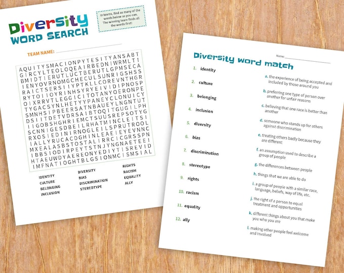 We All Fit Together Diversity Project Wall Collage Bundle - Etsy