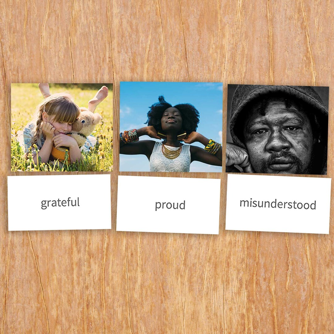 Emotions Card Game, Printable Game, Mindfulness Activity - Etsy Canada