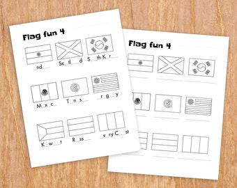 Geography Worksheets - Etsy