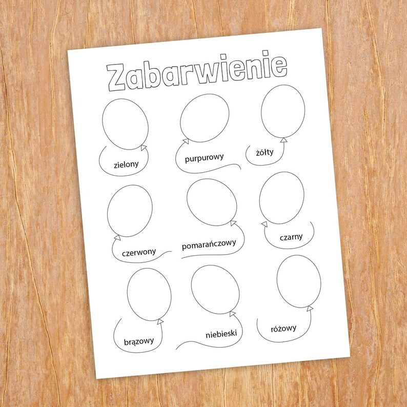 Polish Alphabet Tracing Sheets, Preschool Printable Worksheet - Etsy