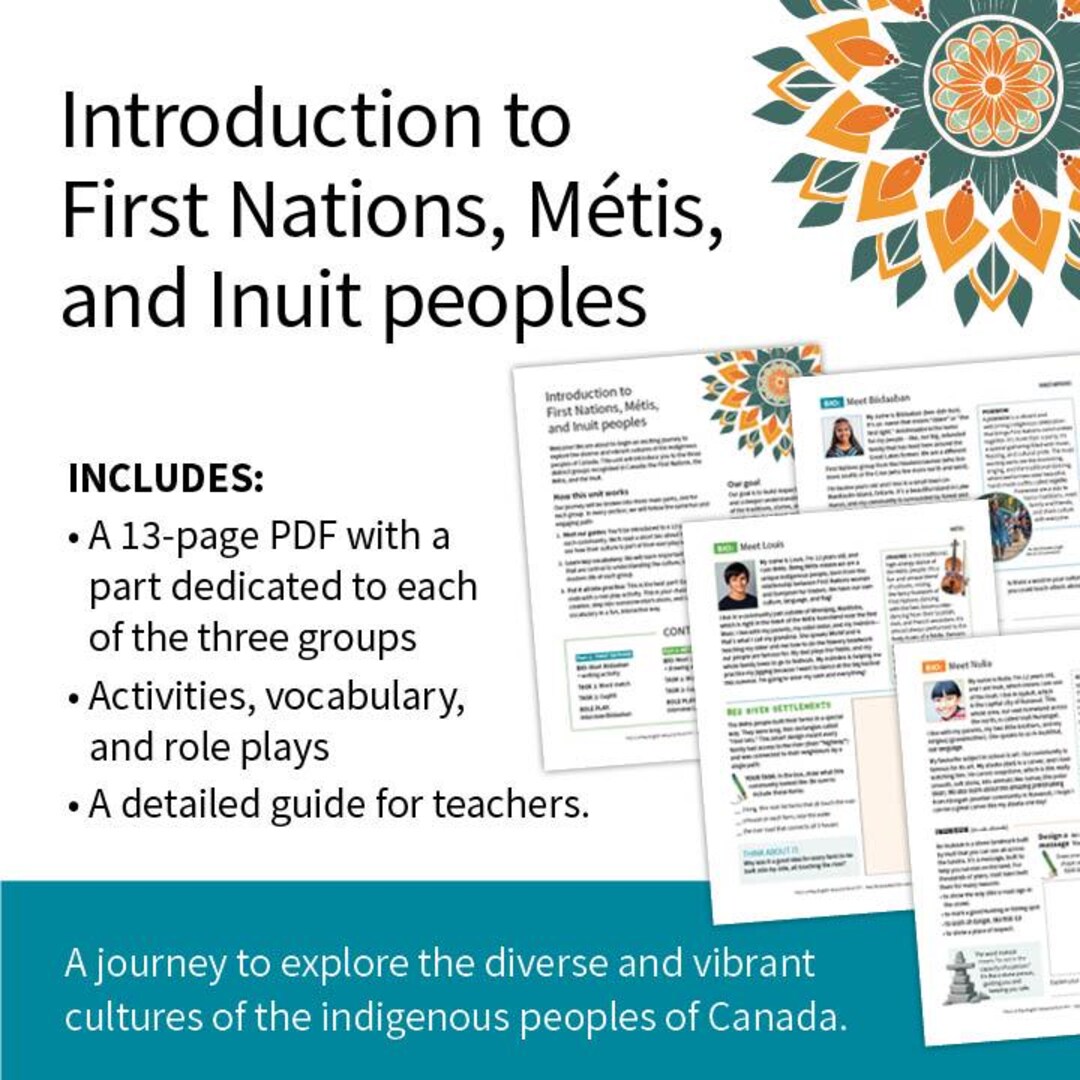 First Nations, Métis, & Inuit Unit: Grade 5/6 Social Studies and ...