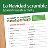 La Navidad Búsqueda De Palabras--christmas Word Search - Etsy