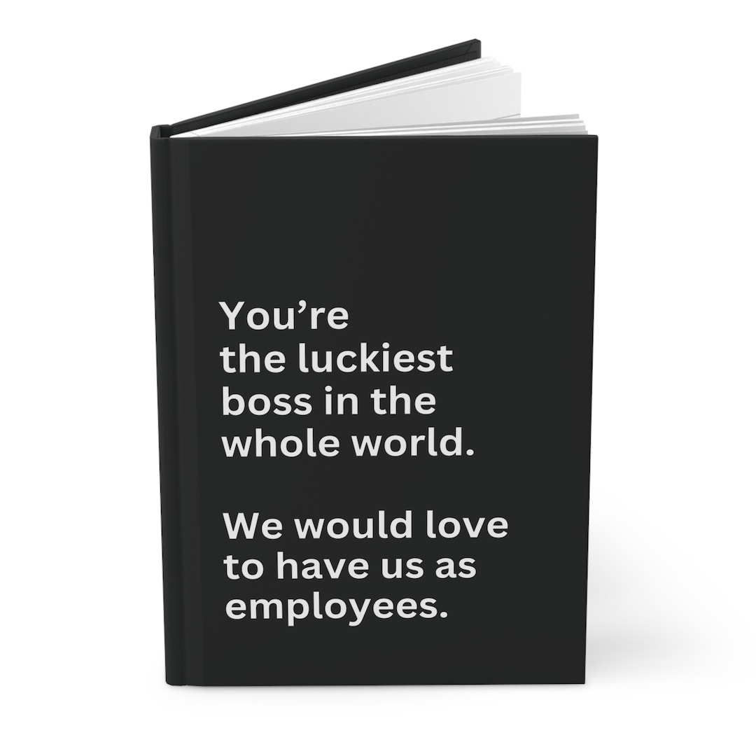 Gift for Boss Funny Work Journal Coworker Gift Notebook for Mom ...