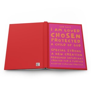 God Says I Am Loved Journal: Christian Scripture Notebook Gift - Etsy