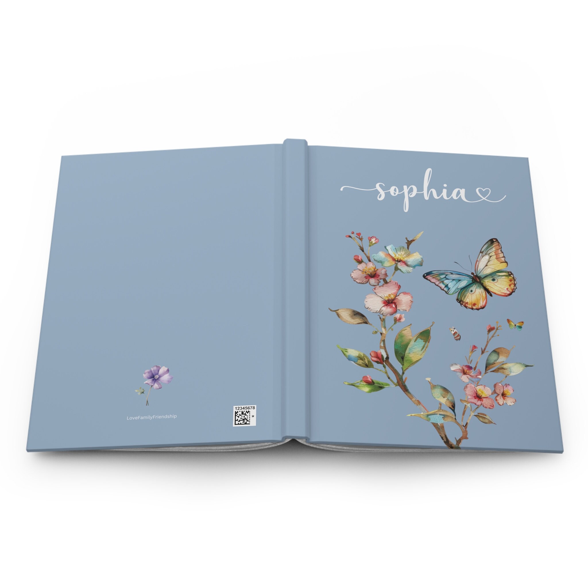 Personalised Notebook Wildflowers Notebook Personalized Floral Journal ...