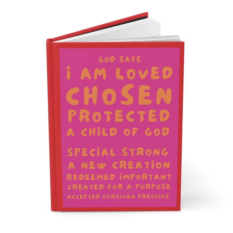 God Says I Am Loved Journal: Christian Scripture Notebook Gift - Etsy