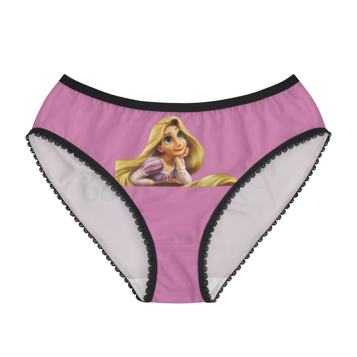Rapunzel Disney Princess Pink Panties Womens Briefs Etsy