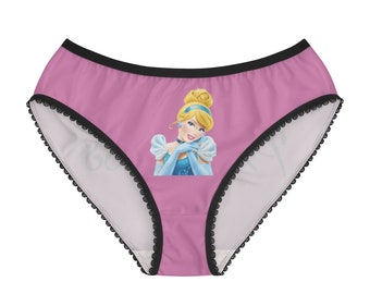 Ariel Disney Princess Pink Panties Women's Briefs | Etsy