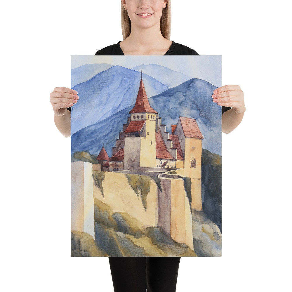 Ostrožac Stari Grad, Gothic Style Castle, Bosnia Art, Bosnian Poster ...