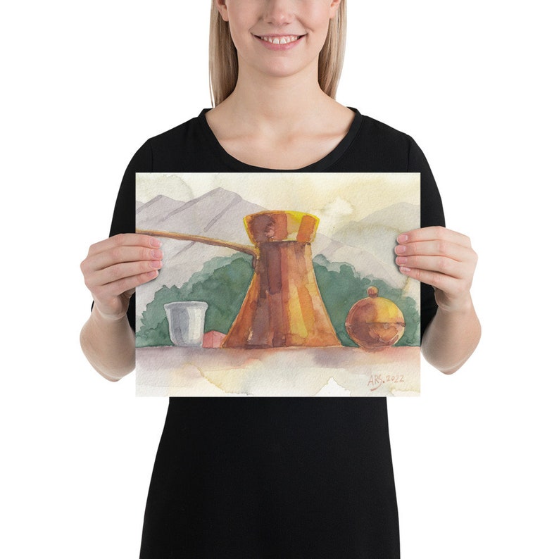 Bosnian Coffee Bosnia Print, Bujrum Bosna Kahva, Sarajevo Poster ...