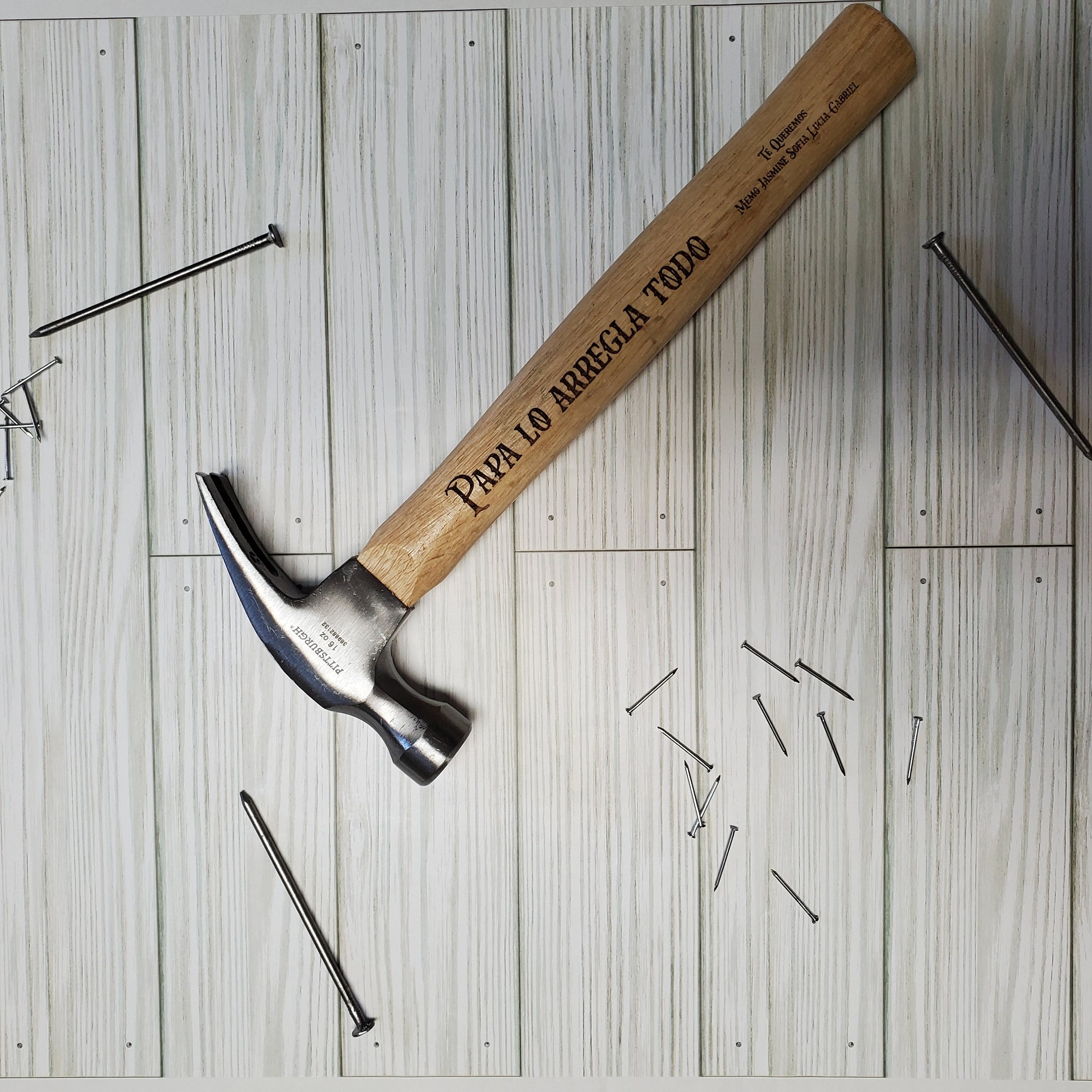 Dia Del Padre Martillo Personalizado Spanish Fathers Day Personalized ...