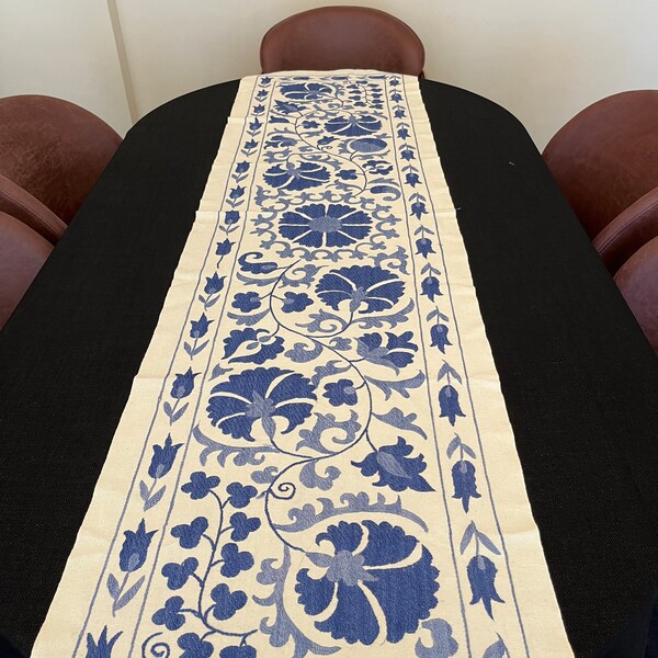 White Table Runner - Etsy