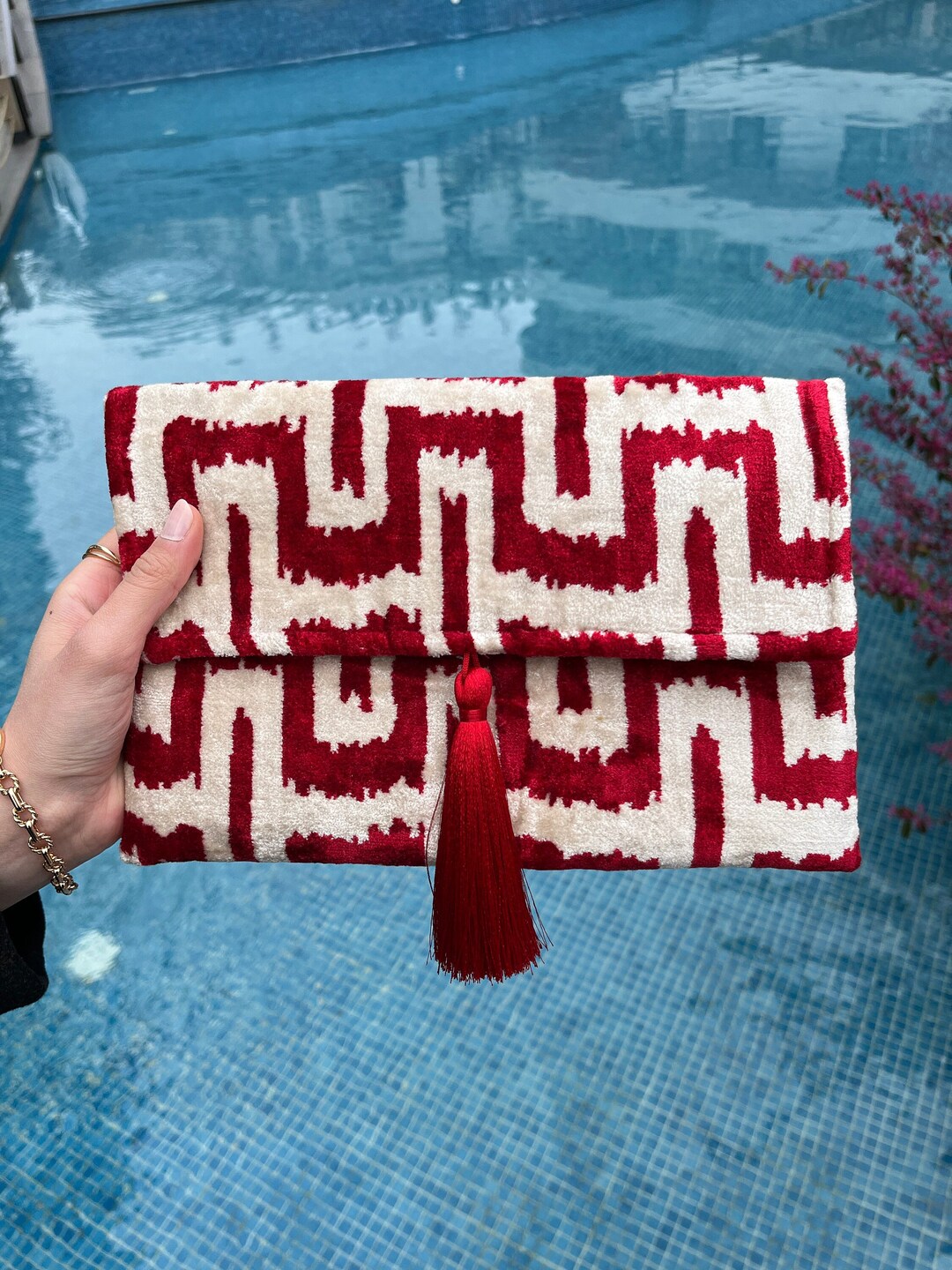 Ikat Clutch Bag, Clutch Bag, Evening Bag, Ikat Bag, Mini Bag, Ikat ...