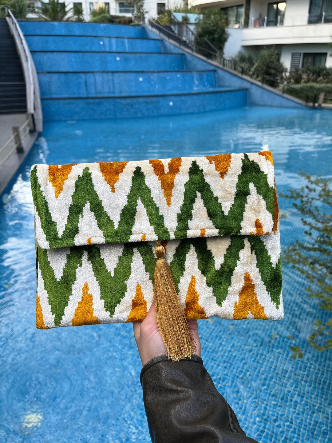 Ikat Clutch Bag, Clutch Bag, Evening Bag, Ikat Bag, Mini Bag, Ikat Handbag, Women Clutch Bag ...