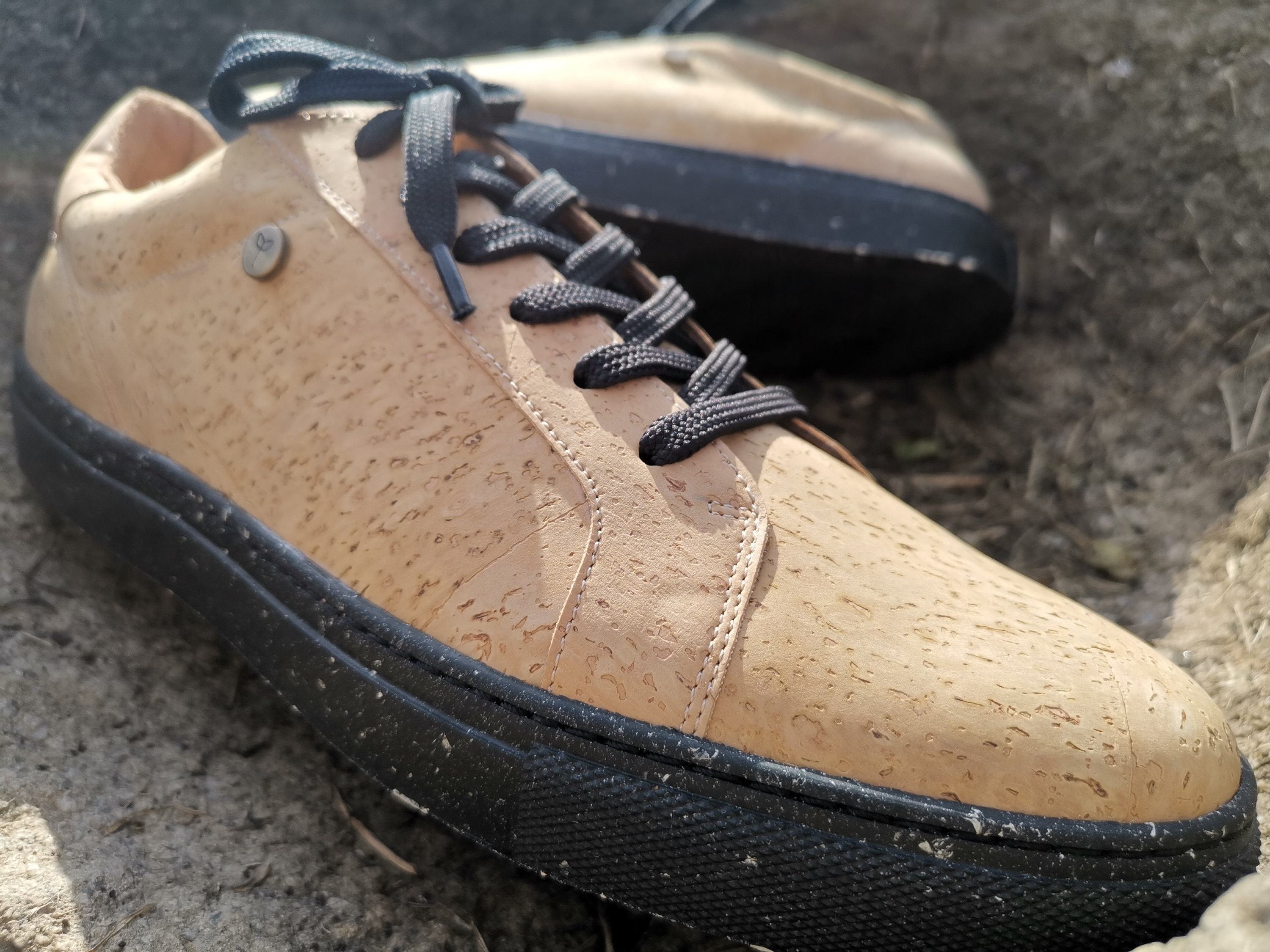 The Corker Black-premium Vegan Cork Shoes - Handmade in Portugal ...