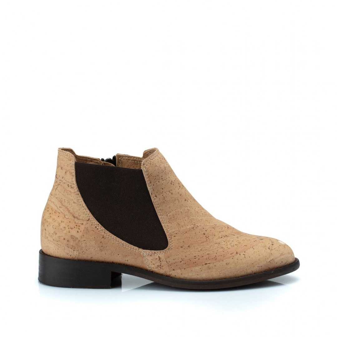 Vegan Cork Boots for Woman - Booty - Woman Shoes -handmade in Portugal ...