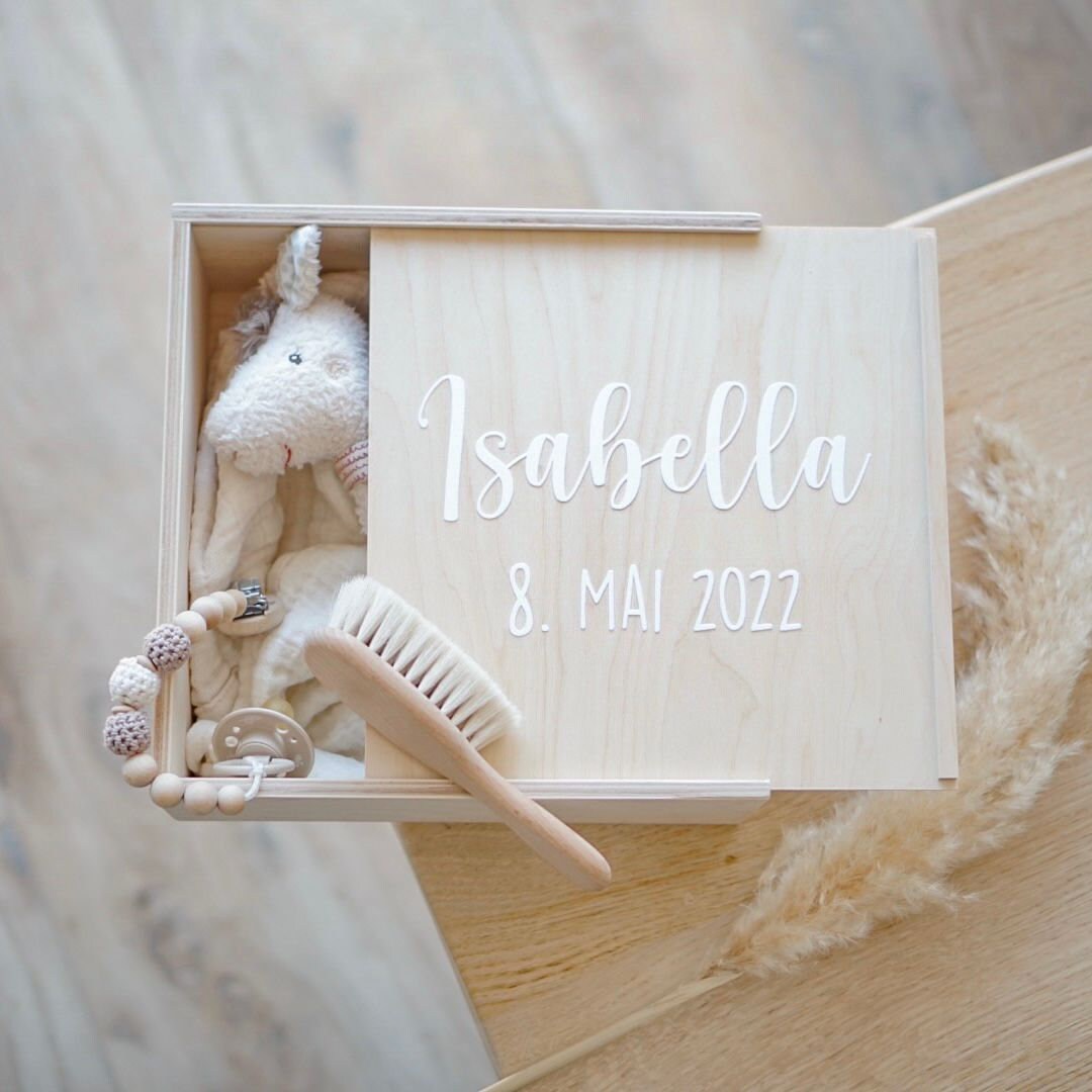 Memory Box // Children // Wooden Box // Box // Storage // Crate ...
