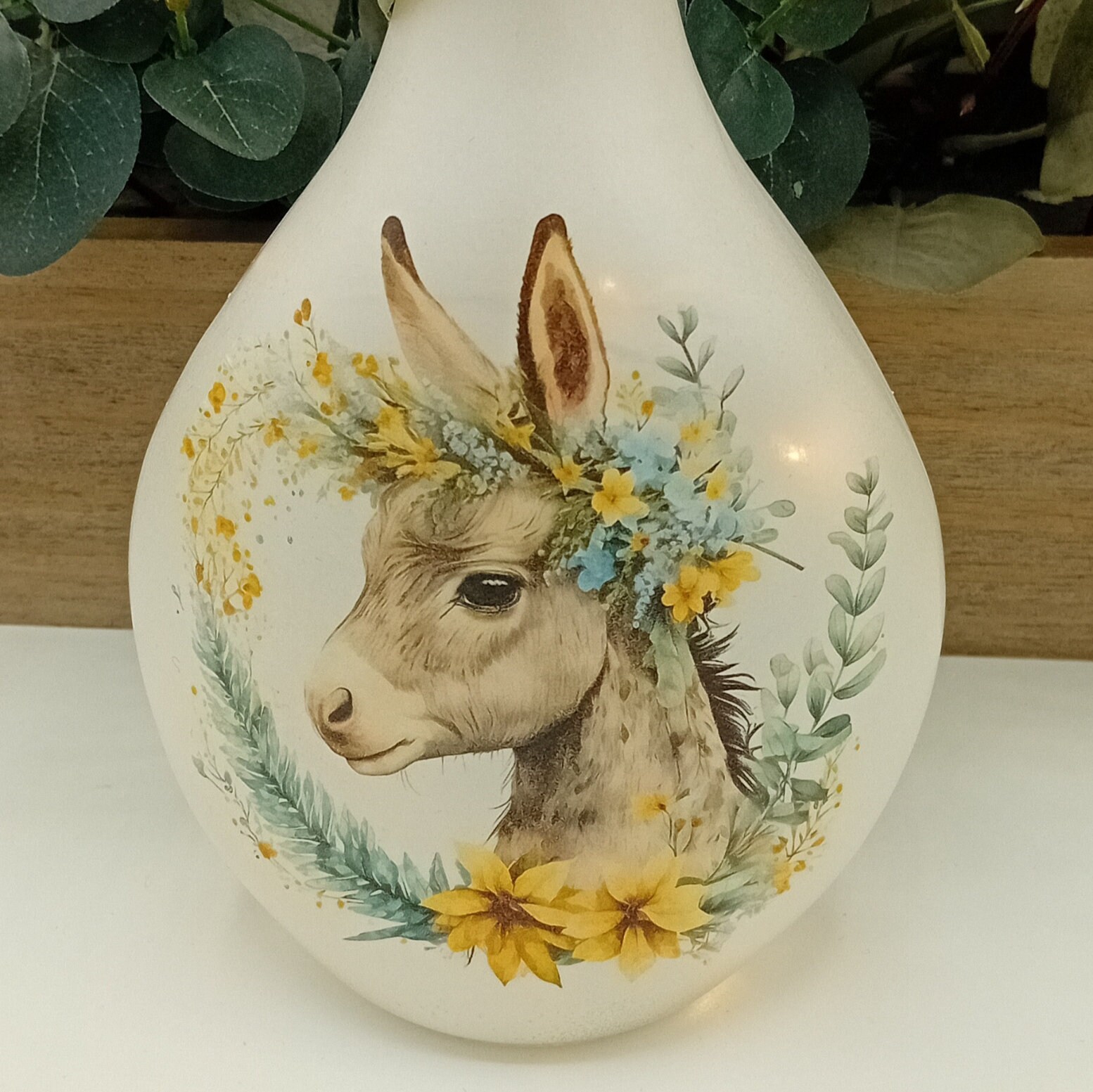 Donkey Light up Bottle. Donkey. Bottle Light. Donkey Gift. Floral ...