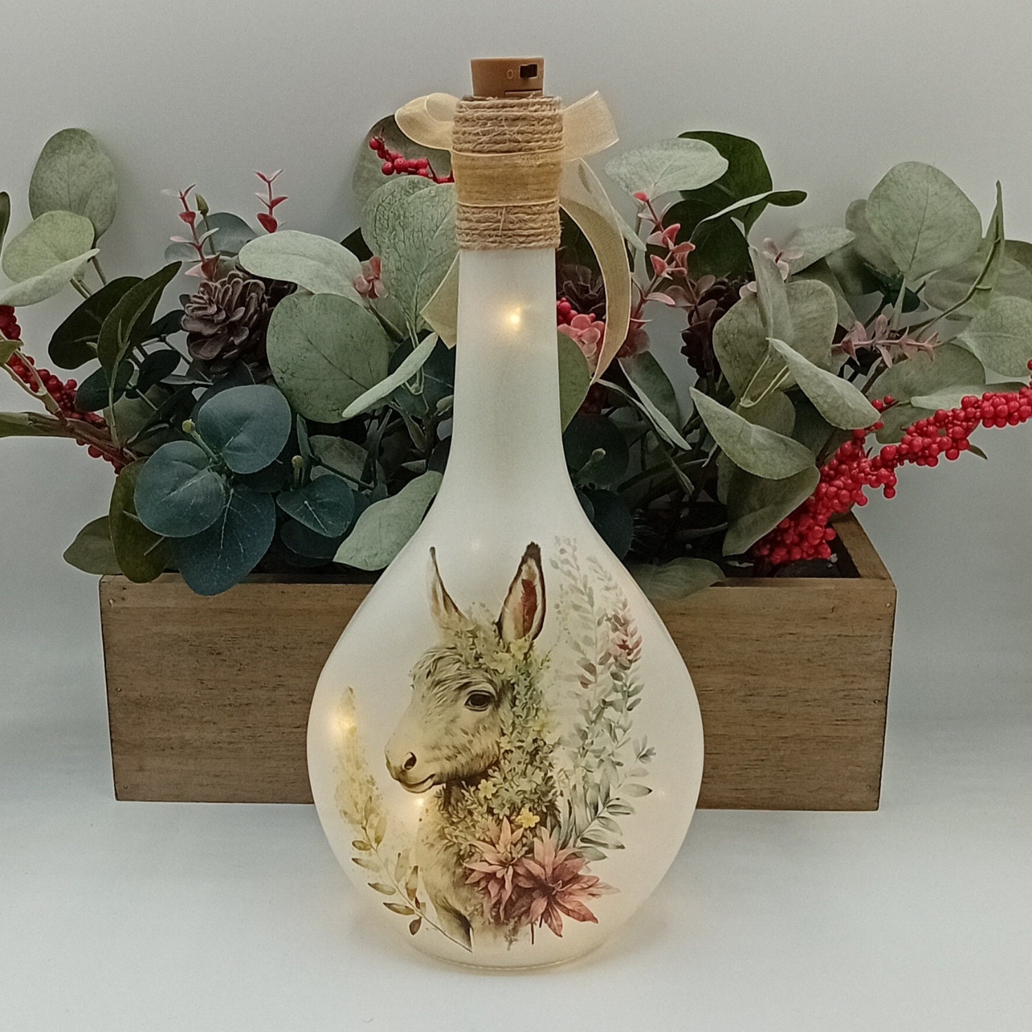 Donkey Light up Bottle. Donkey. Bottle Light. Donkey Gift. - Etsy