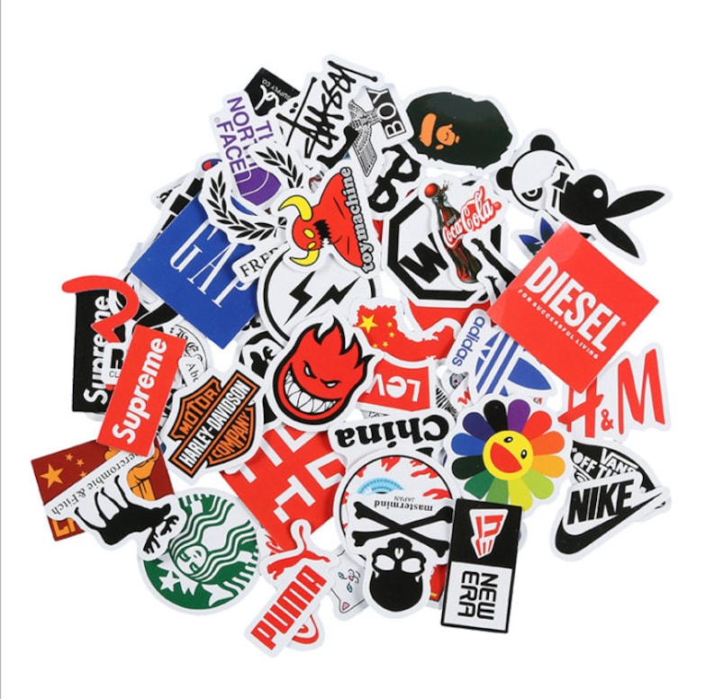 Streetwear Stickers Hypebeast Vinyl Sticker Pack Waterproof | Etsy