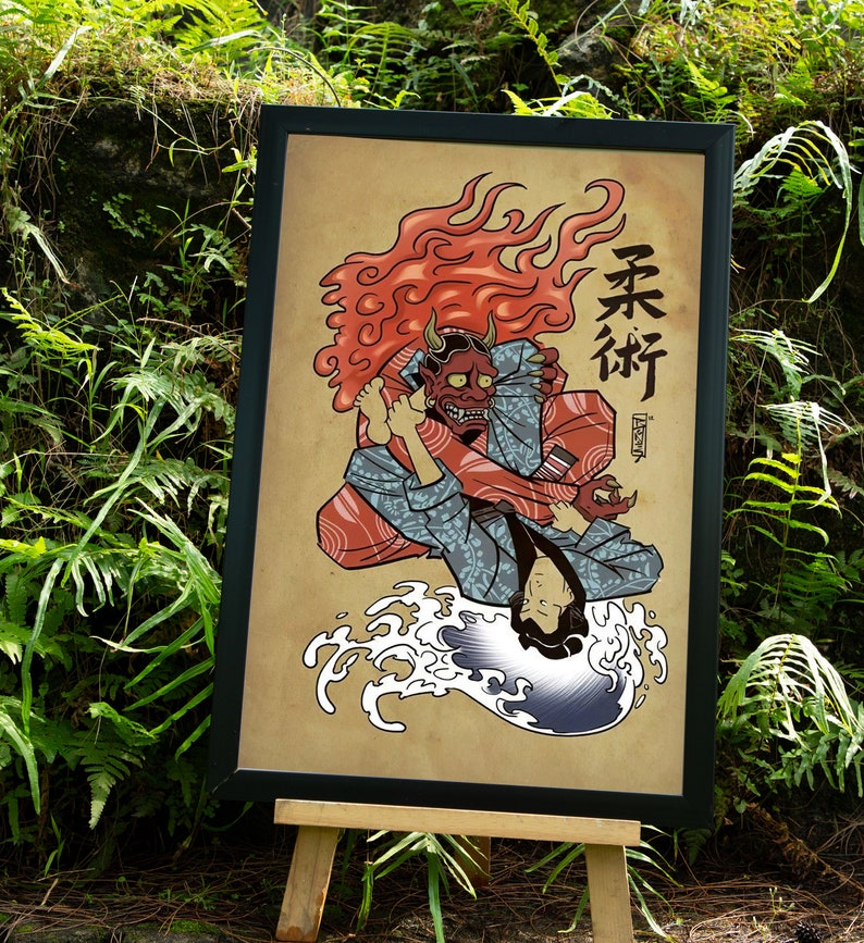 Jiu-jitsu Techniques Poster Fighting Martial Arts Poster Jiu - Etsy