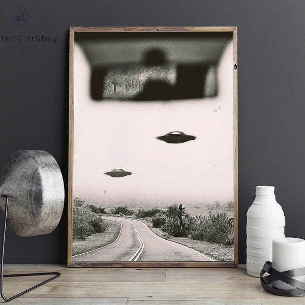 Ufo Poster - Etsy