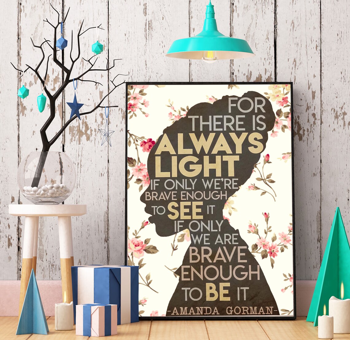 Amanda Gorman Poster/for There is Always Light/amanda Gorman - Etsy