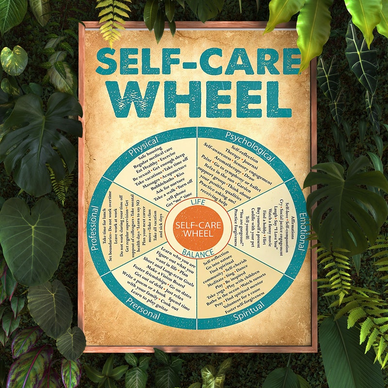 Self Care Wheel - Etsy