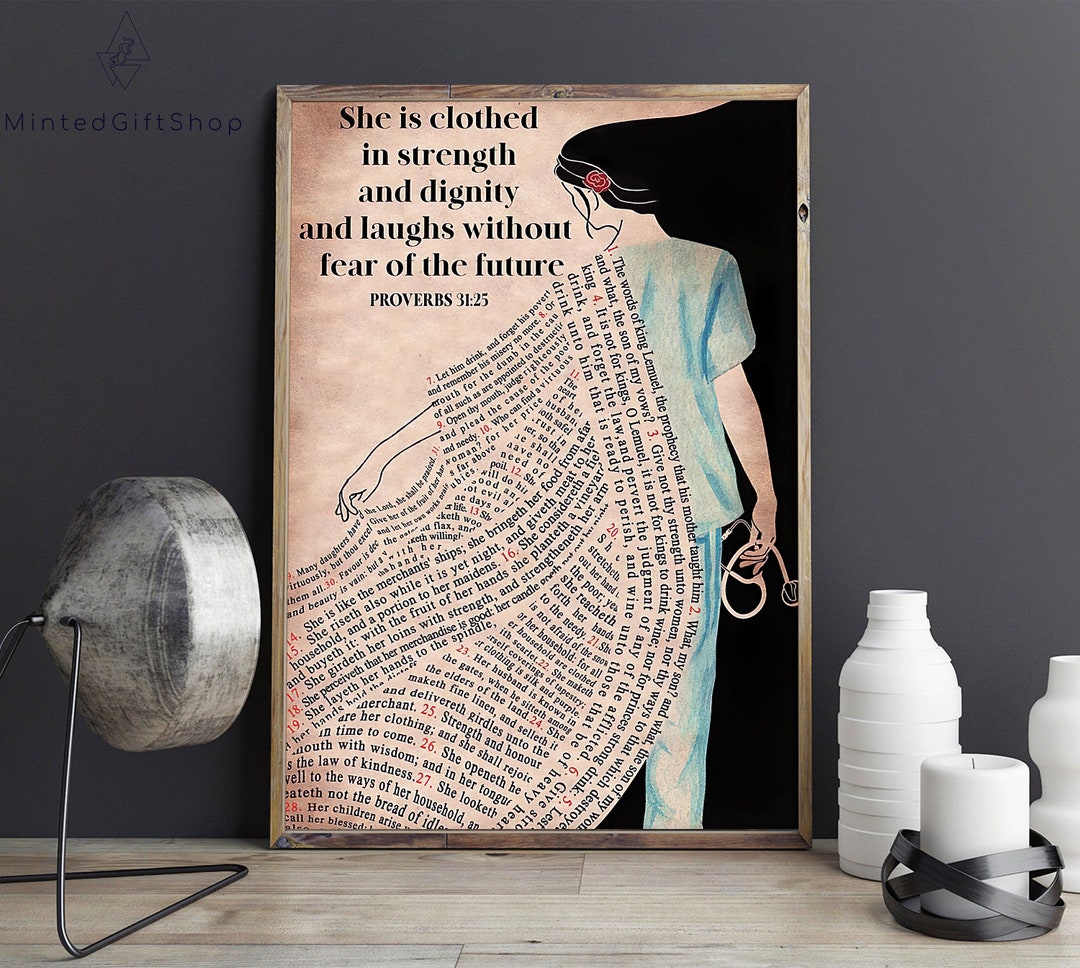 Nurse Poster/ Home Decor Wall Art/gift for Nurse/vintage Nurse Poster ...