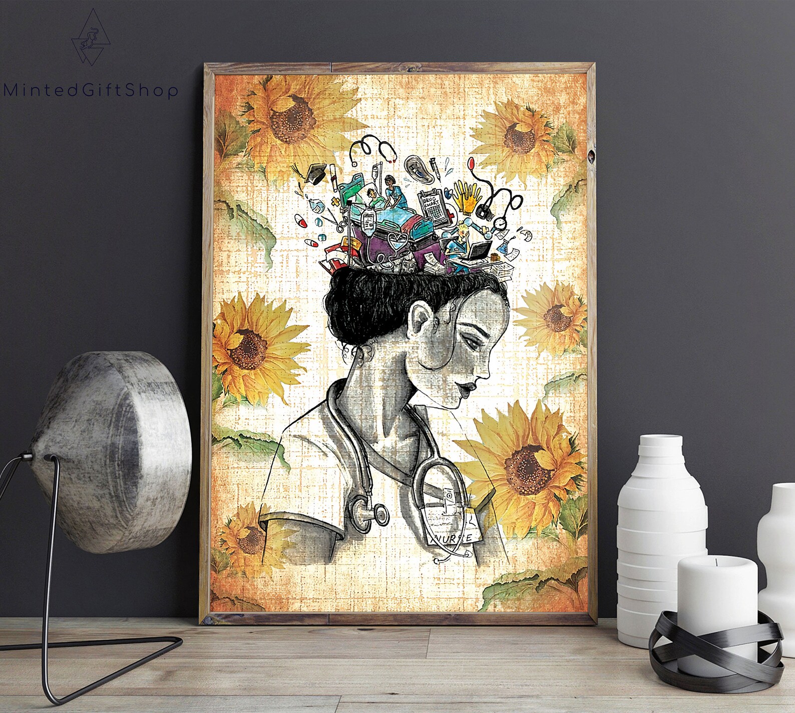 Nurse Poster/ Home Decor Wall Art/gift for Nurse/vintage Nurse - Etsy