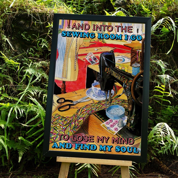 Sewing Poster - Etsy