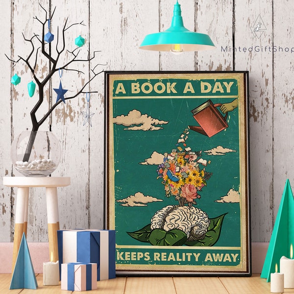 Book Poster - Etsy