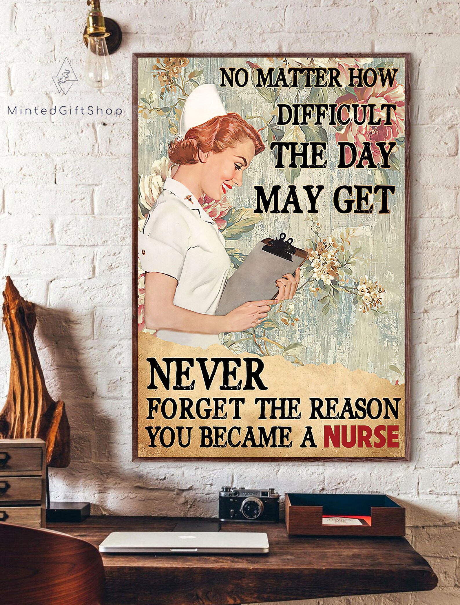 Nurse Poster/ Home Decor Wall Art/gift for Nurse/poster Nurse 2020 ...