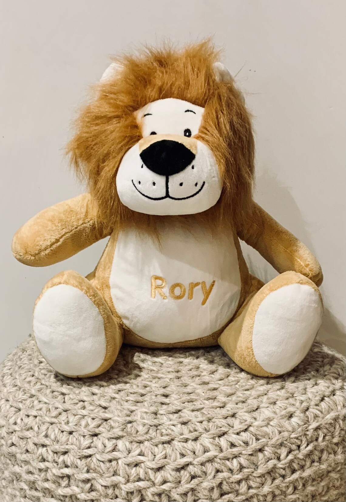 Leonard the Lion Personalised Soft Toy - Etsy