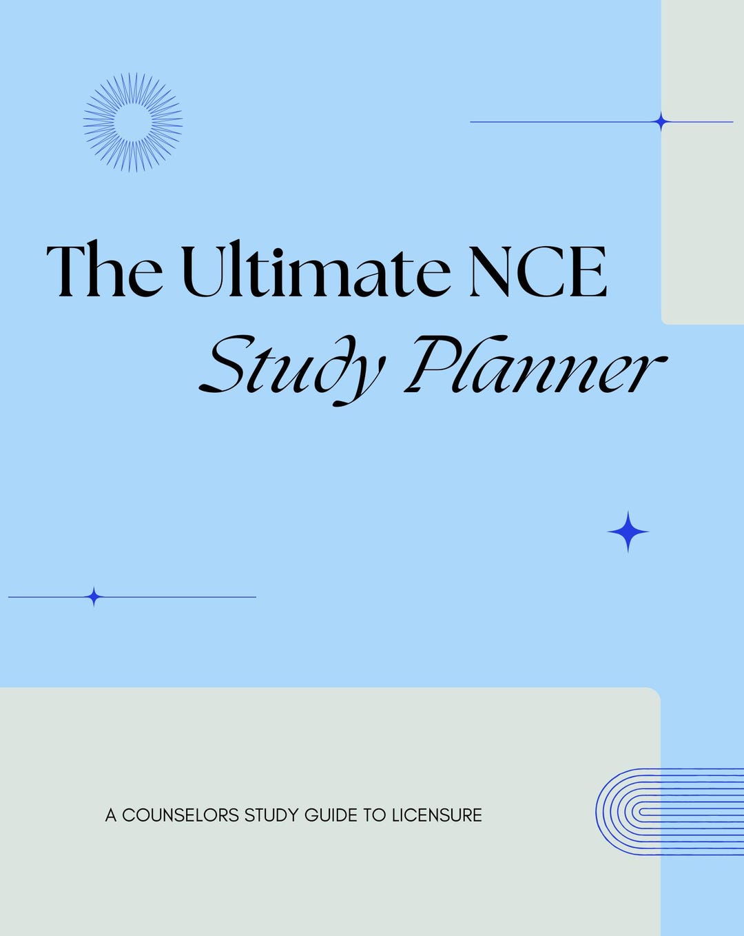 2025 National Counselor Examination(nce) Study Schedule and Planner ...