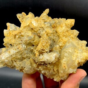 Flower Bunch Shape Quartz With Iron Oxide With Siderite | Crystal ...