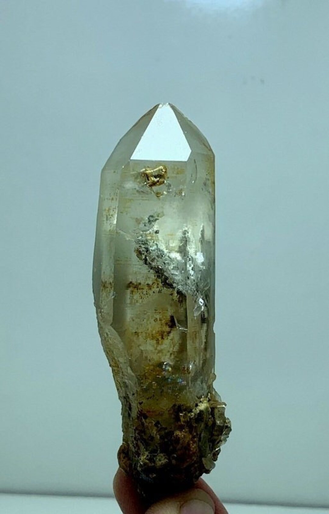 52 Grams Lovely Natural Damagfree Chlorite Inclusion Quartz Crystal ...