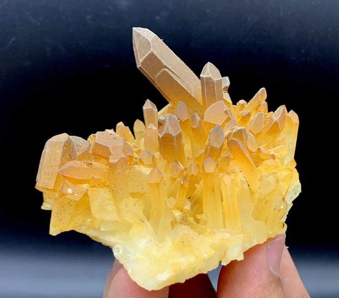 Quartz With Iron Oxide | Crystal | Mineral | Natural Crystals Bunch ...