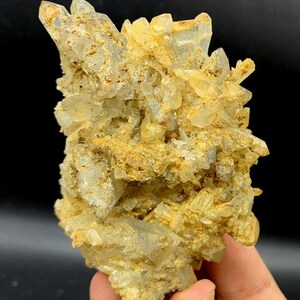 Flower Bunch Shape Quartz With Iron Oxide With Siderite | Crystal ...